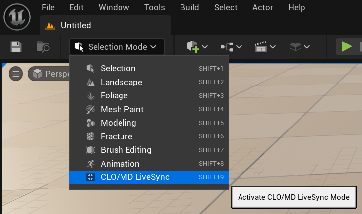 打开 CLO/MD LiveSync 模式 – Help Center - CONNECT